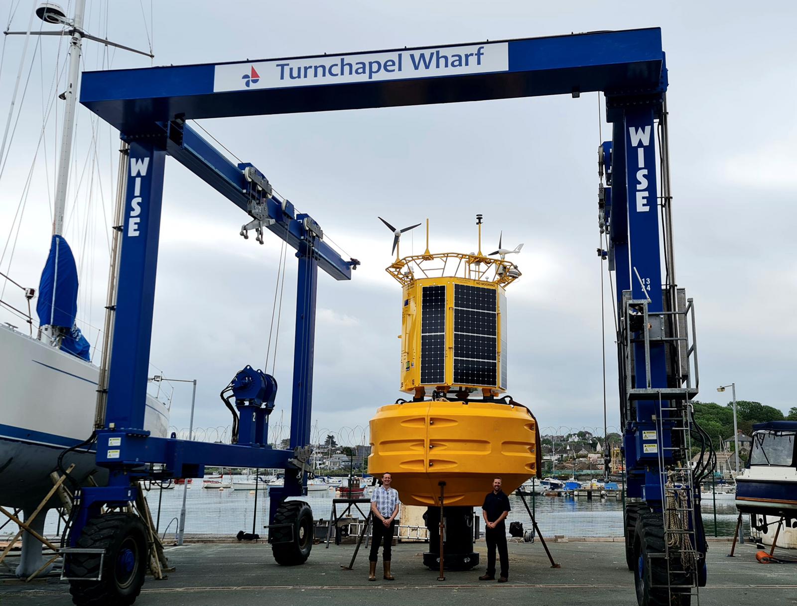 Advanced autonomous buoy launched from Turnchapel Wharf | News